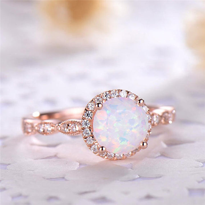 Fire Rose Opal Ring – Cutie Gifts Store